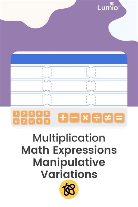 Math Expressions Manipulative Templates Math Expressions Math Order Of Operations