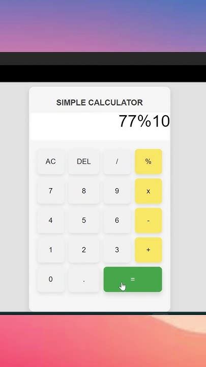 Simple Calculator Using Reactjs Shorts Youtube