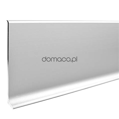 Listwa Przypodłogowa Aluminiowa mm Srebrna