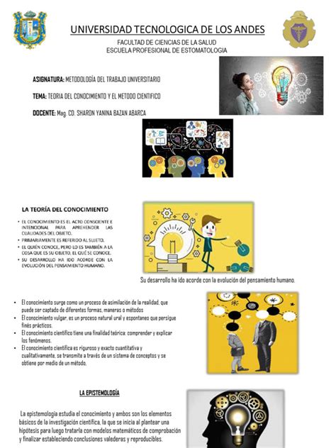 Teoria Del Conocimiento Y Metodo Científico Pdf Conocimiento