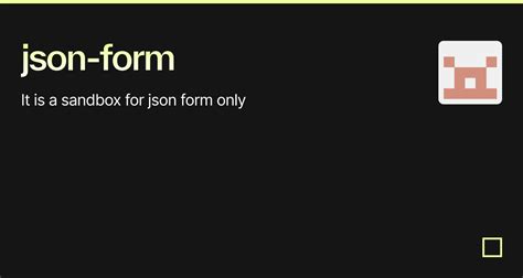 Jsonforms Examples Examples Codesandbox