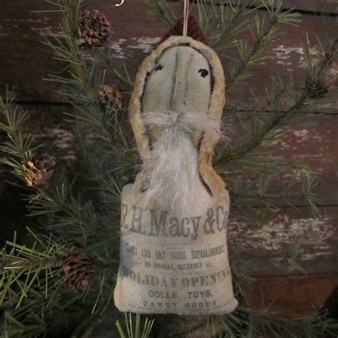 Primitive Santa Doll Patterns Etsy