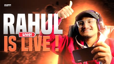 Aajao Shuru Krte Hai BGMI RANK PUSH RAhul IS LIVE Bgmi Bgmilive