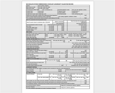 Nyc Boiler Inspection Checklist Form Fill Out And Sig