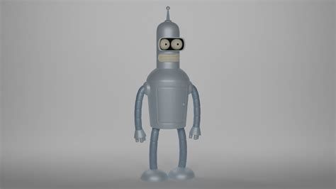Bender 3d Render Digital Art By Clickdamn
