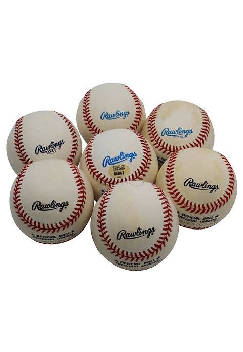 Hall Of Famers And Stars Single Signed Baseballs Grey Flannel Auctions