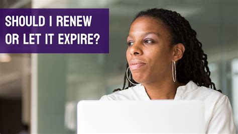 Should I Renew My Professional Certification Or Let It Expire