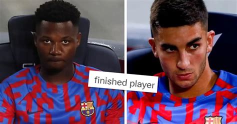 Ansu Fati Hat Xavi Gebeten Ihn An Die Position Von Lewandowski Zu