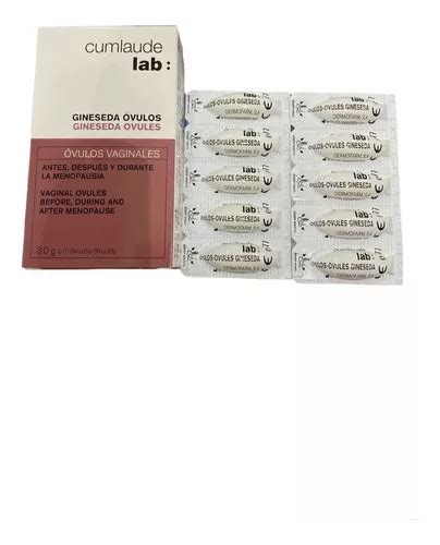 Cumlaude Lab Gineseda Óvulos Vaginales 3 0g X 10 Óvulos MercadoLibre