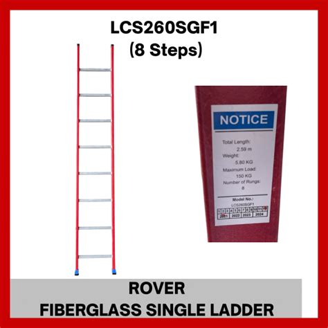 Rover Fiberglass Single Ladder Lazada Ph