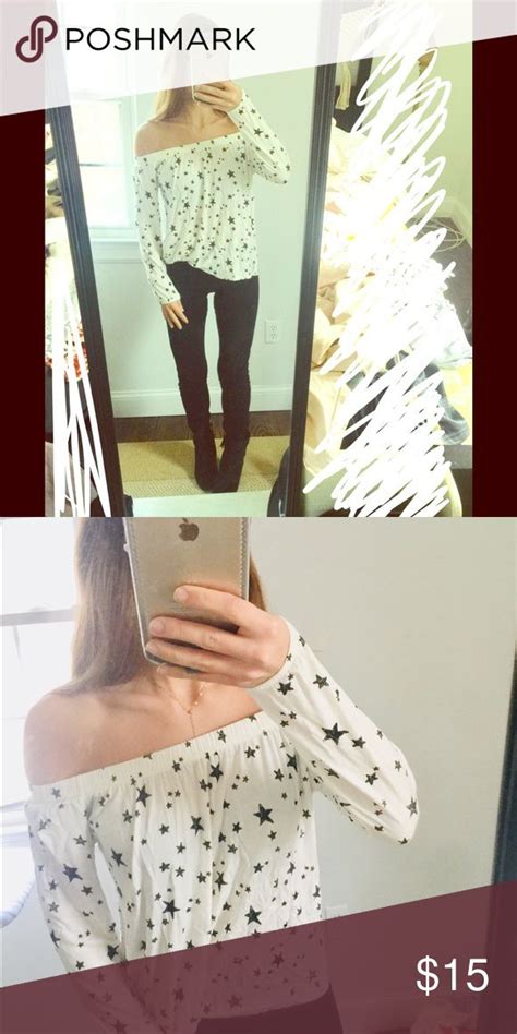 Bnwt Hollister Off The Shoulder Blouse Xs Hollister Tops Off The