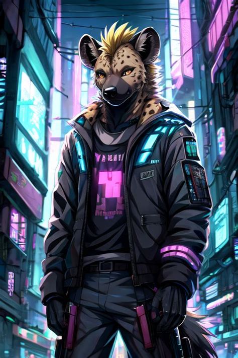 Cyberpunk Hyena By Elijahhyena On Deviantart