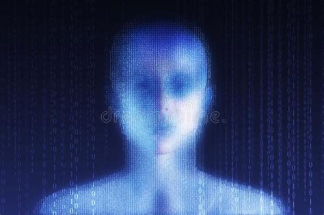 Computing Cyberspace And Programming Background Stock Illustration