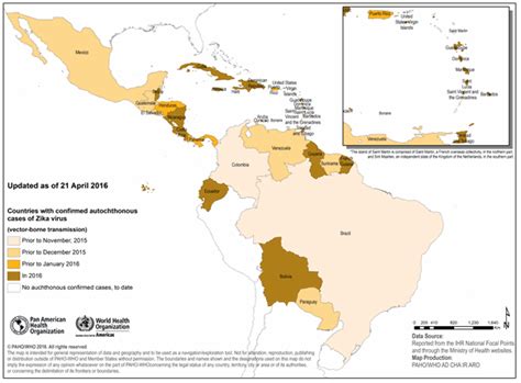 Countries And Territories In The Americas With The Confirmed Cases Of