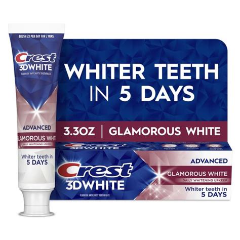 Crest 3d White Advanced Glamorous White Fluoride Anticavity Toothpaste Publix Super Markets