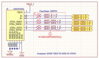 TUSB Schematic Check Request USB Type A RCPT To USB Type A RCPT Interface Forum