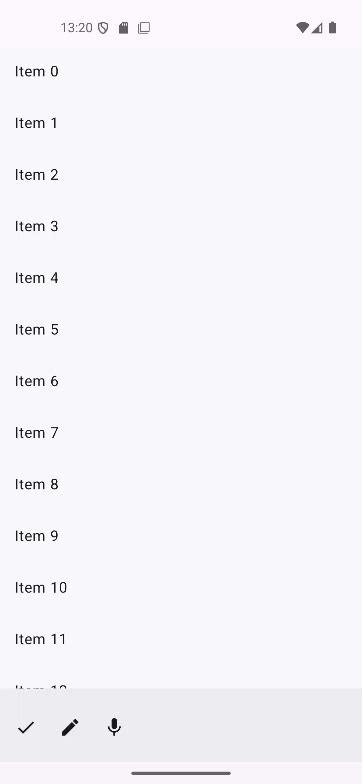 Android How To Scroll Lazycolumn To The Top And Display Bottomappbar