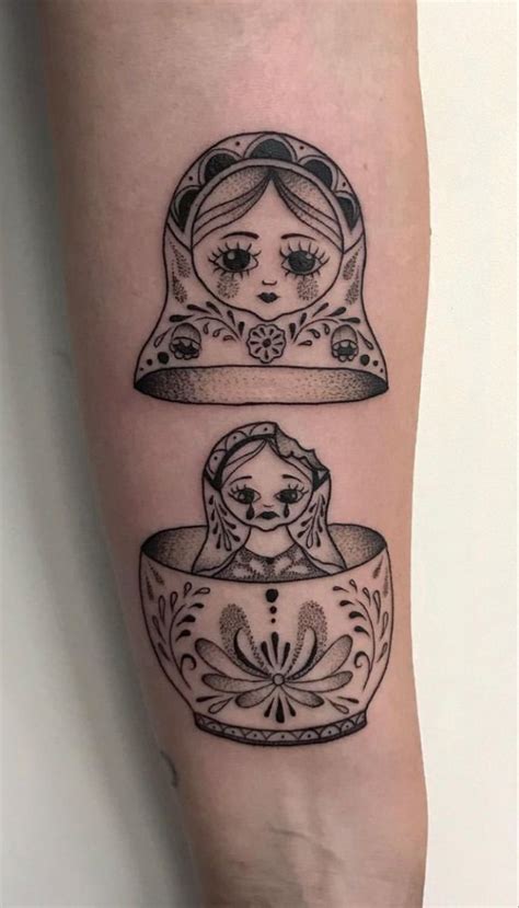 Tattoo Poupée Russe Russian Doll Tattoo Nesting Doll Tattoo