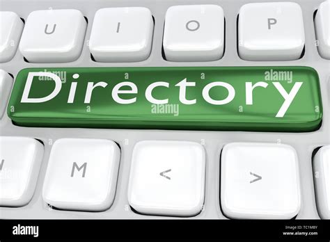 3d Illustration Of Computer Keyboard With The Script Directory On A