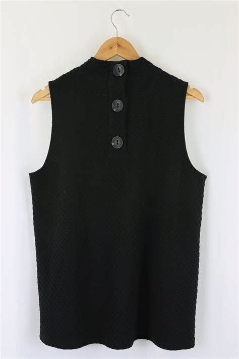 Sussan Black Top L Reluv Clothing Australia