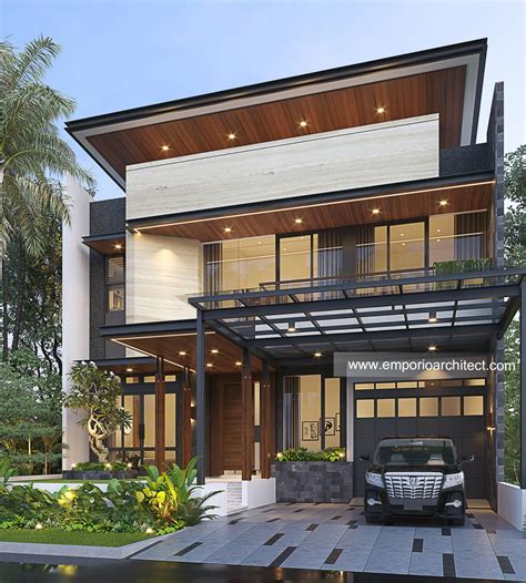 Mr Lso 1160 Modern House 3 Floors Design Serpong Tangerang Selatan