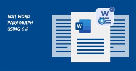 C で Word 文書の段落を編集する方法 FileFormat Words