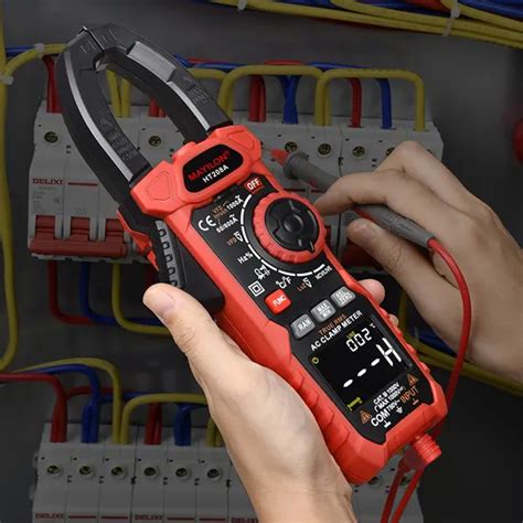 Ht208a Current Clamp Multimeter Digital Amp Meter Vfd Inrush Current