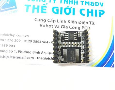 Mạch phát âm thanh MP3 kết hợp Amply DFPlayer Mini Thế Giới Chip