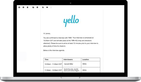 Interview Scheduling Software Yello