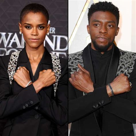 Letitia Wright Honors Chadwick Boseman at 'Wakanda Forever' Premiere | Us Weekly