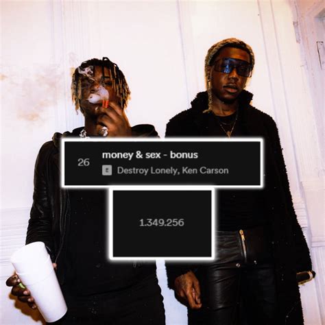 Ken Carson ⨂ On Twitter “money And Sex” Has Surpassed One Million
