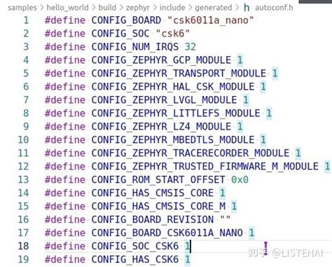 Zephyr Kconfig
