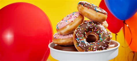 Krispy Kreme Sprinkle Donut