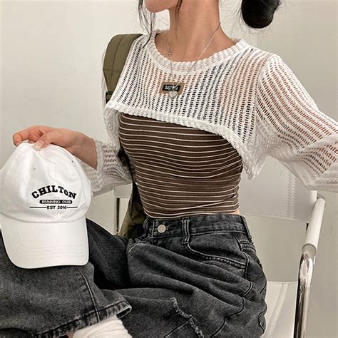 기프티박스 스판 혼방 소재로 쫀쫀하게 입어질 나시와 그물 네트 볼레로 투피스 세트 소개해 드릴게요