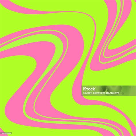 Psychedelic Wavy Groovy Seamless Pattern Stock Illustration Download