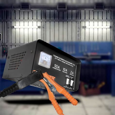 Cargador Arrancador De Baterias Para Auto Y Moto 12v Truper Grupo Ipag
