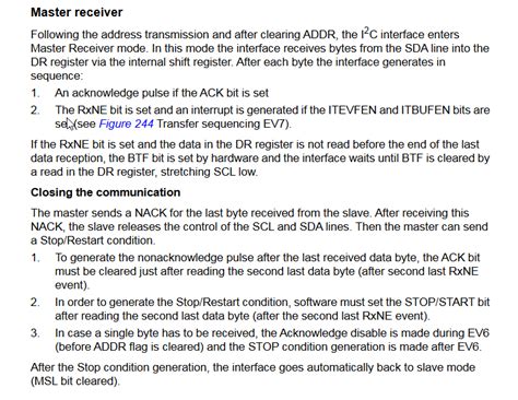 Stm32 How To Generate Nack On Stm32f407 Electrical Engineering