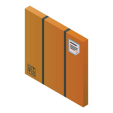 Fragile Parcel Icon Isometric Style 15199307 Vector Art At Vecteezy