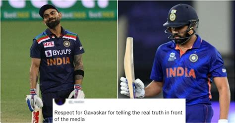 Sunil Gavaskar Backs Virat Kohli And Slams Rohit Sharma Says ‘too Much
