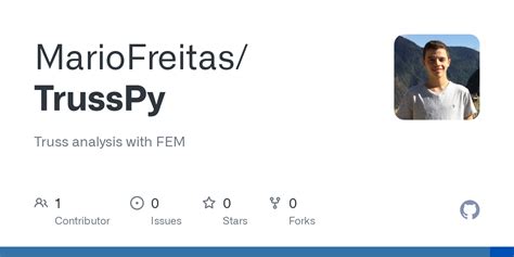 Github Mariofreitastrusspy Truss Analysis With Fem