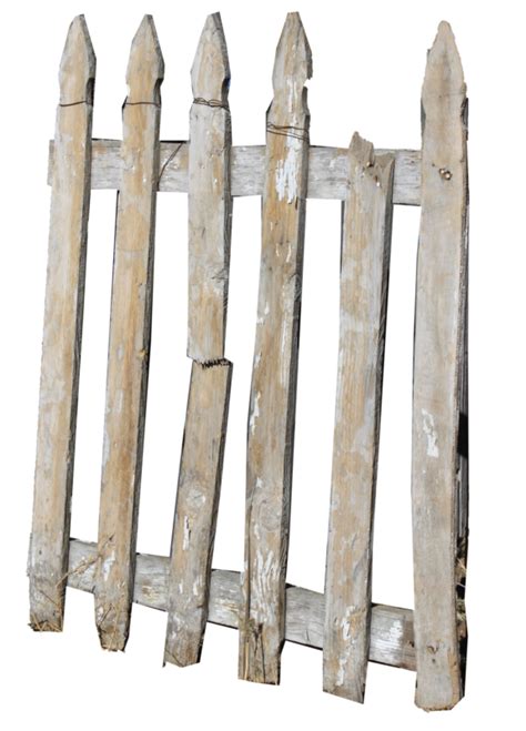 Rustic Wooden Picket Fence