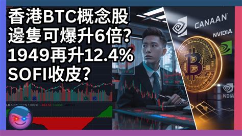 倍升股分析，港股策略，恒指分析，美股短評，騰訊，美團，阿里巴巴香港btc概念股邊隻可爆升6倍？1949佰達國際再升124，美股sofi收