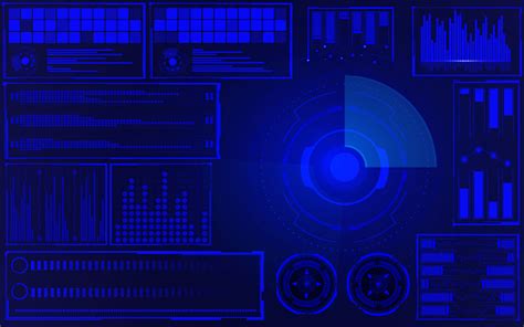 Hud는 미래 지향적인 요소 안녕 기술 사용자 인터페이스 컨트롤 패널 Brand Name Video Game에 대한 스톡 벡터 아트 및 기타 이미지 Brand Name