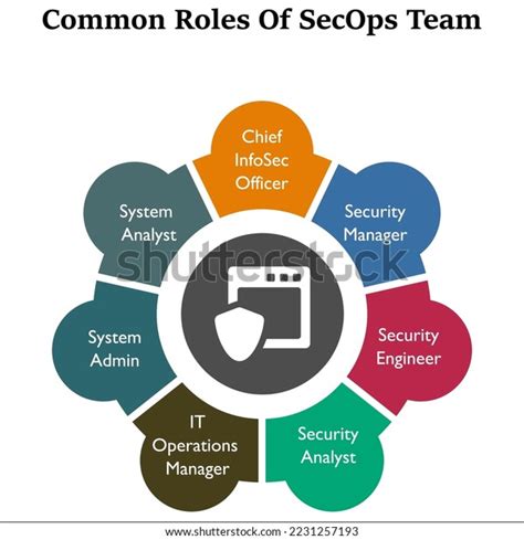 Common Roles Secops Team Infographic Template Stock Vector Royalty