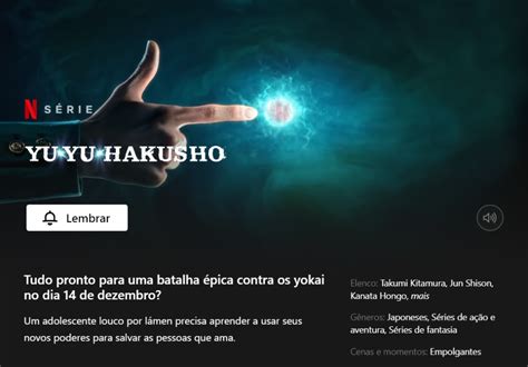 Live Action Do Yu Yu Hakusho Estreia Em Dezembro De 2023