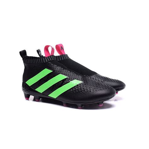 New Men S Adidas ACE Purecontrol FG Soccer Cleats Black Green