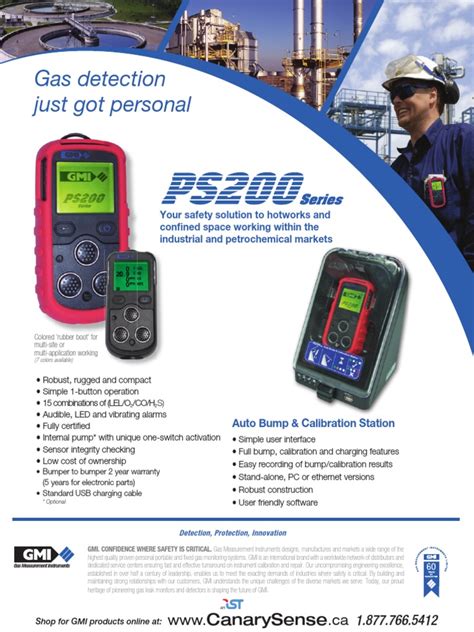 Gmi Gas Measurement Instruments Gmi Ps200 Gas Detector Datasheet Pdf