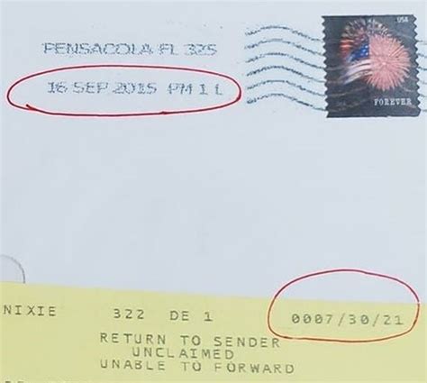 Usps Return To Sender Stamp Registered Mail Letterstream Blog