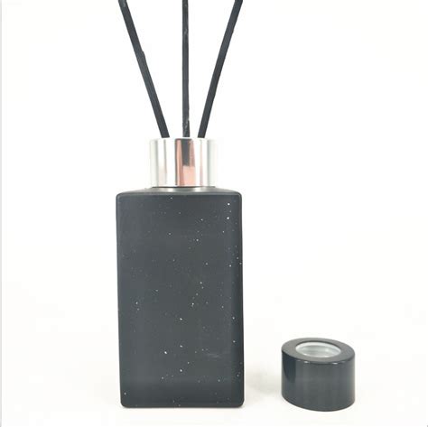 Decorative Fragrance Square 500ml Luxury Reed Diffuser Glass Bottle