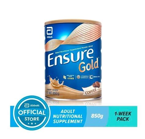 Ensure Gold Adult Nutritional Supplement Drink Coffee 850g Lazada Ph